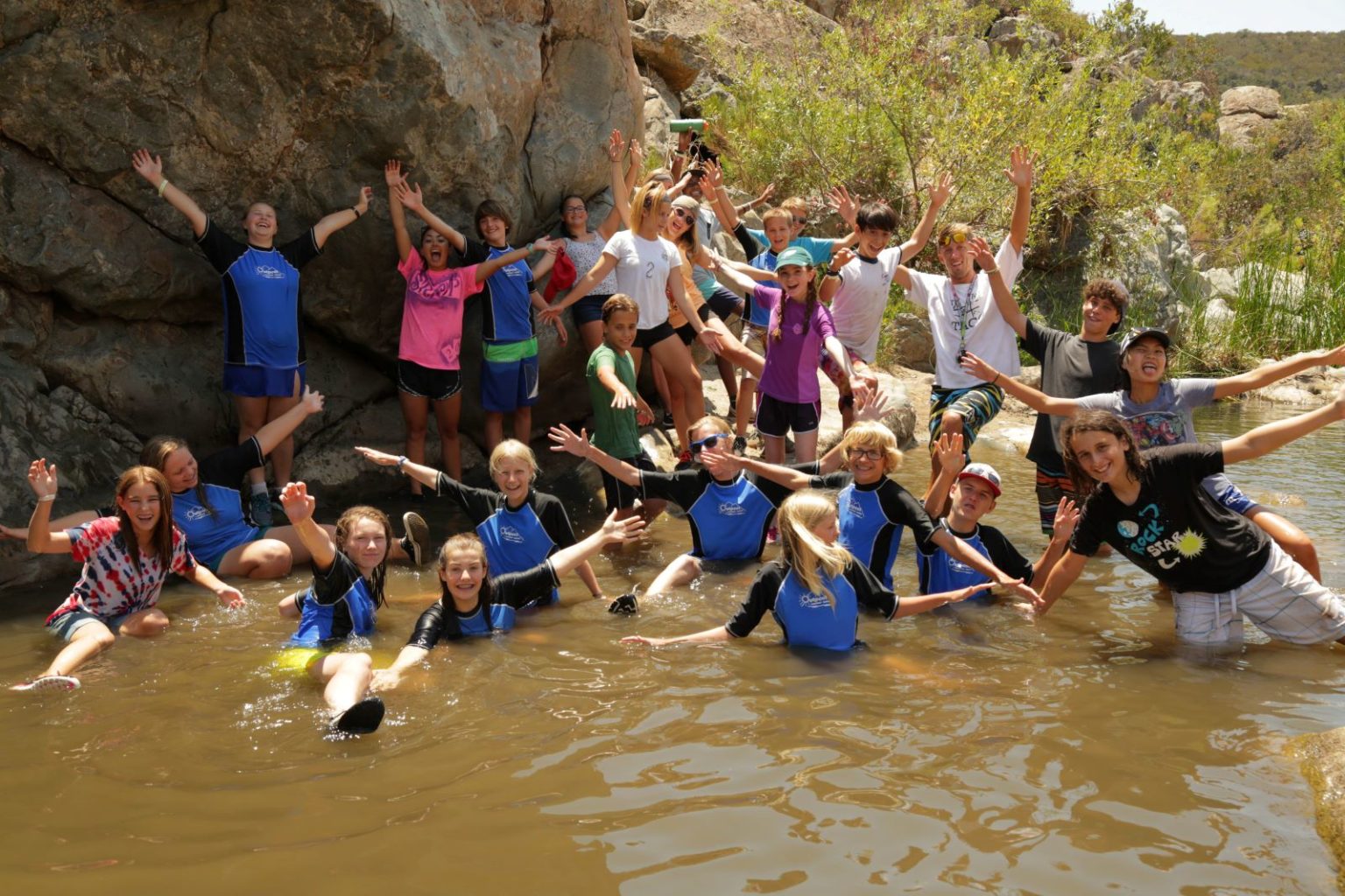 Waterfall Hike - Outpost Summer Camps